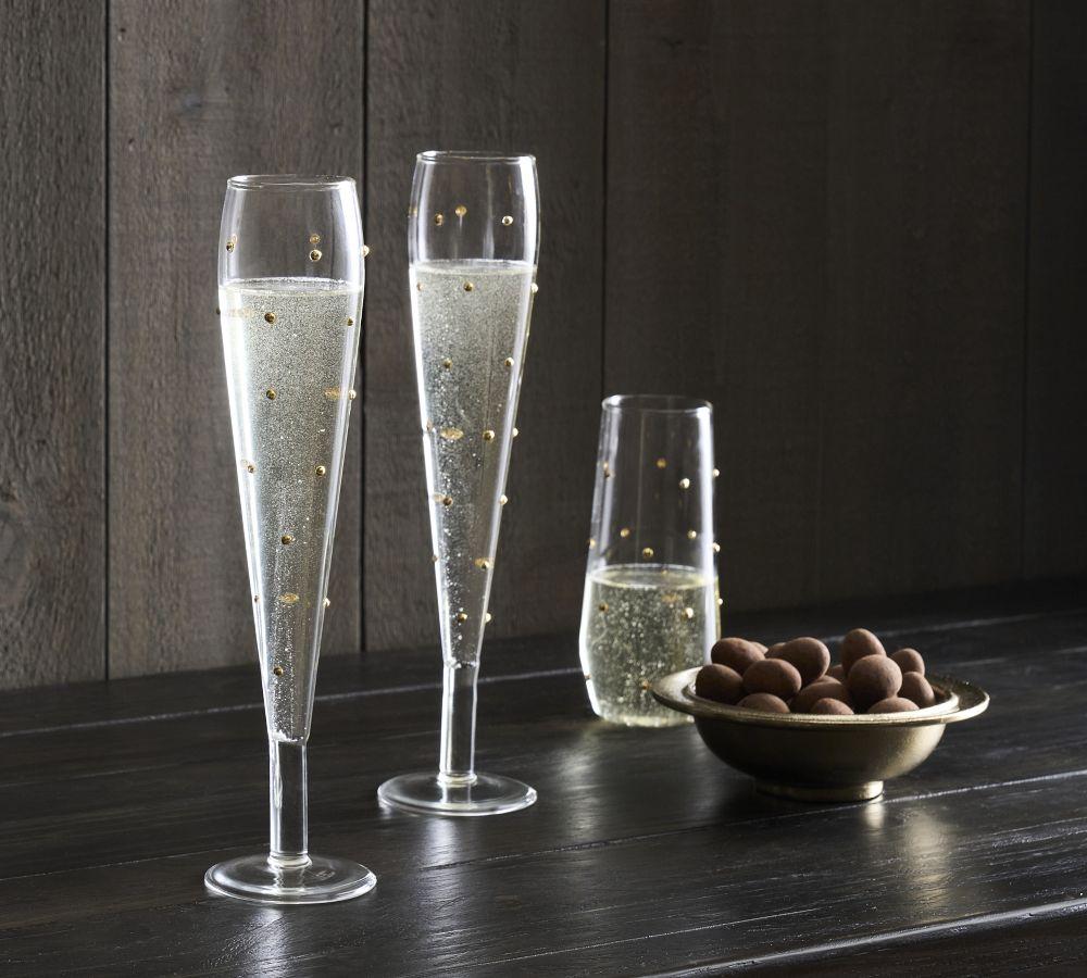 Trumpet champagne flutes store